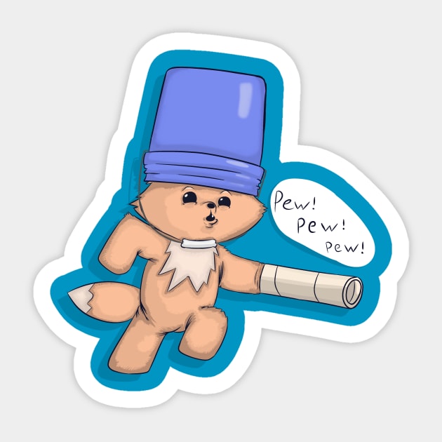 Little Fox Cosplay - Fox - Sticker | TeePublic